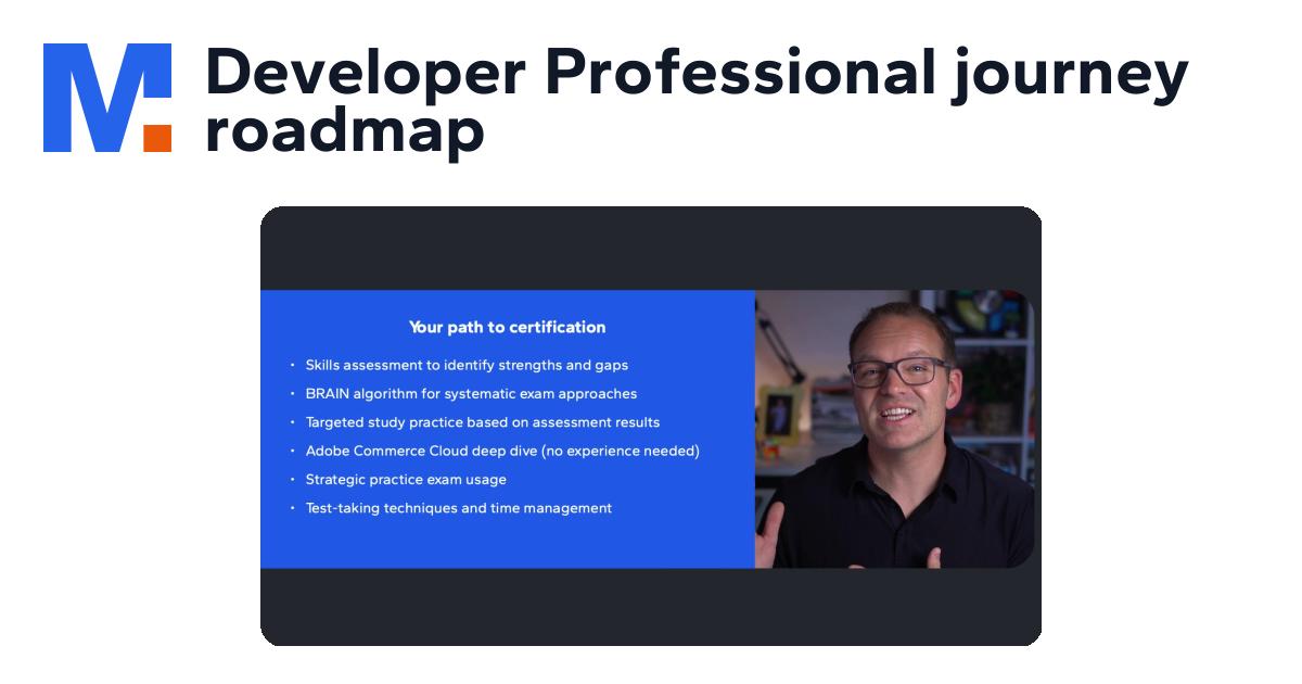 Developer Professional journey roadmap - Developer Lesson