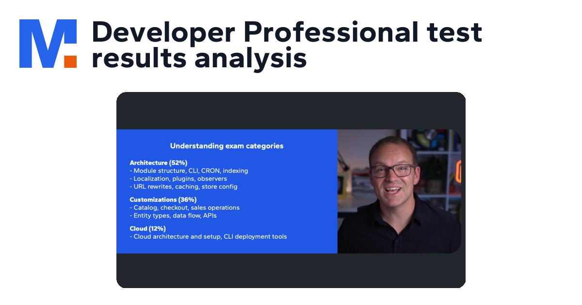 Developer Professional test results analysis - Developer Lesson