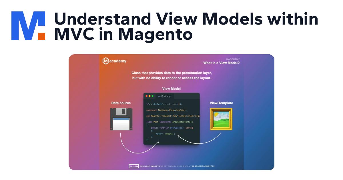 Understand View Models within MVC in Magento - Developer Lesson